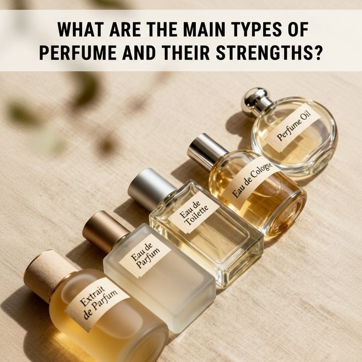 What Are the Main Types of Perfumes and Their Strengths? – ROOYAS
