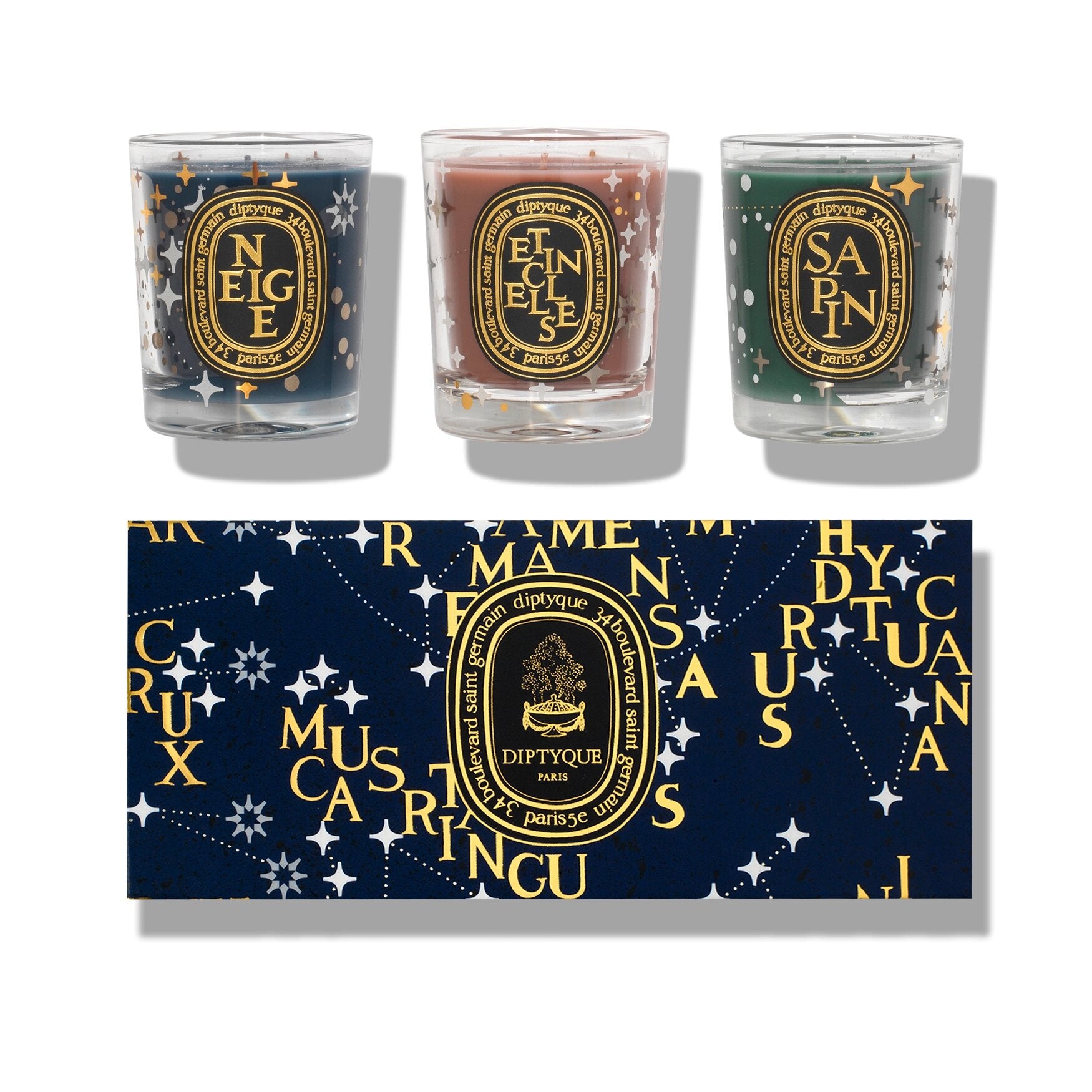 Diptyque Set of 3 Holiday Scented Candles 70G - Limited Edition – ROOYAS